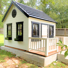 Whole Wood Playhouses Blackbird Wooden Playhouse — AlignedPlay