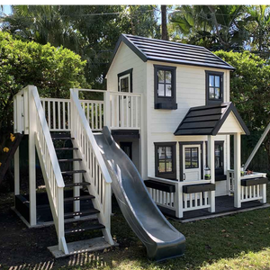 Whole Wood Playhouses Prince Two Story Playhouse — AlignedPlay