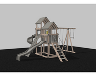 Space Shuttle Vinyl Swing Set — AlignedPlay