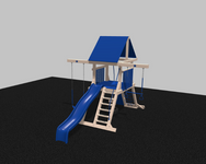 Stardust Vinyl Swing Set — AlignedPlay