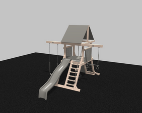 Stardust Vinyl Swing Set — AlignedPlay