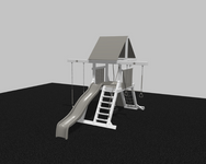 Stardust Vinyl Swing Set — AlignedPlay