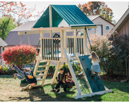 Stardust Vinyl Swing Set — AlignedPlay